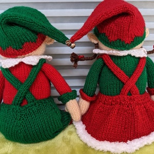 Knitting Pattern. PDF Digital Download. Holly and Jolly the Cheeky ...