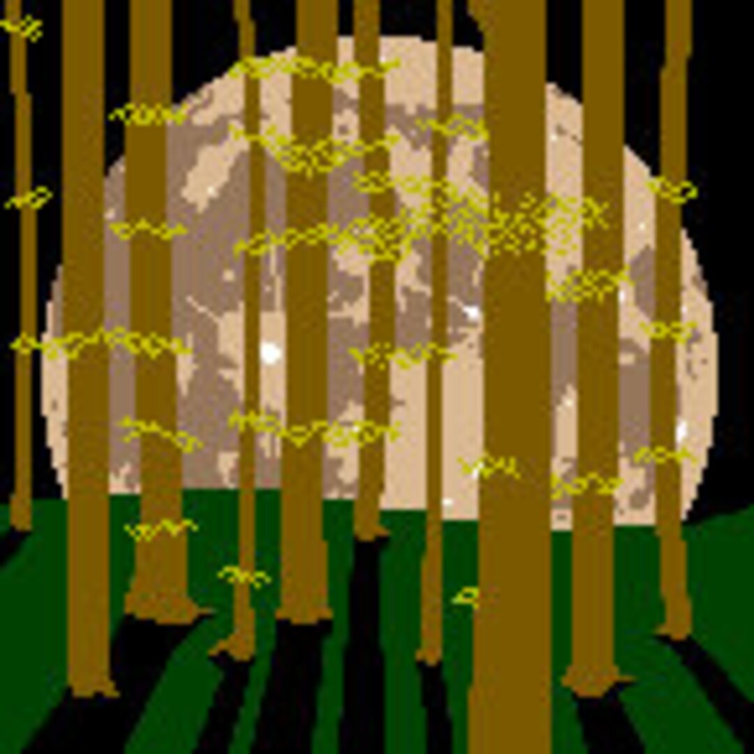 Counted Needlepoint Chart Pattern Chanctonbury Harvest Moon Sussex ...