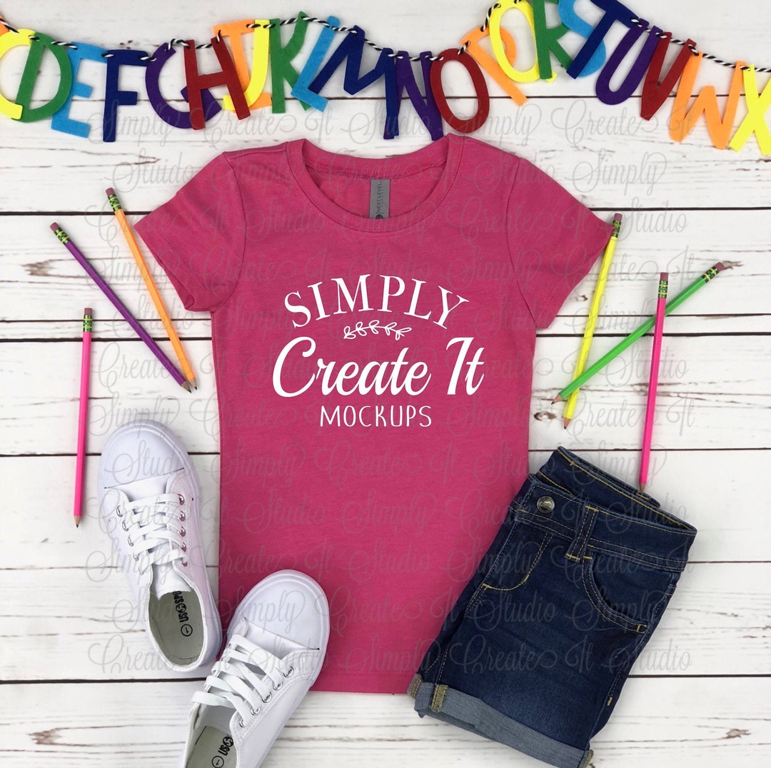 Next Level Princess CVC, 3712 Next Level, 3712 Raspberry, Flat Lay ...