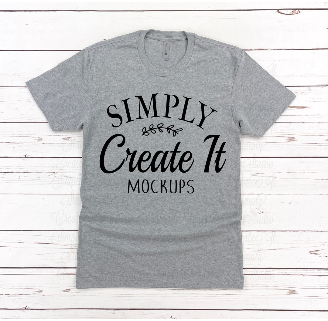 Next Level N6210 Dark Heather Gray Mockup, N6210 Gray Mockup, Mockup ...