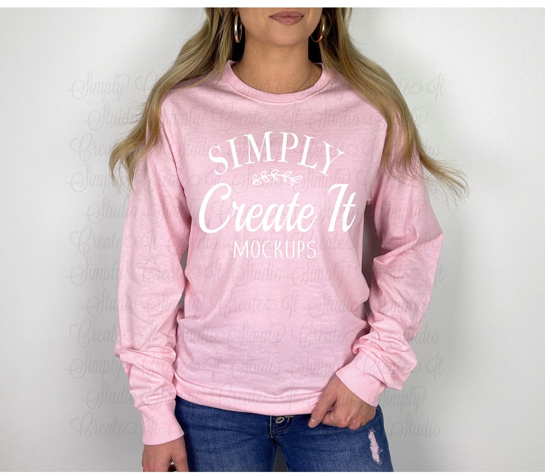 Jerzee 29LS Classic Pink Model Mockup, 29LS Pink Mockup, Jerzee 29LS ...