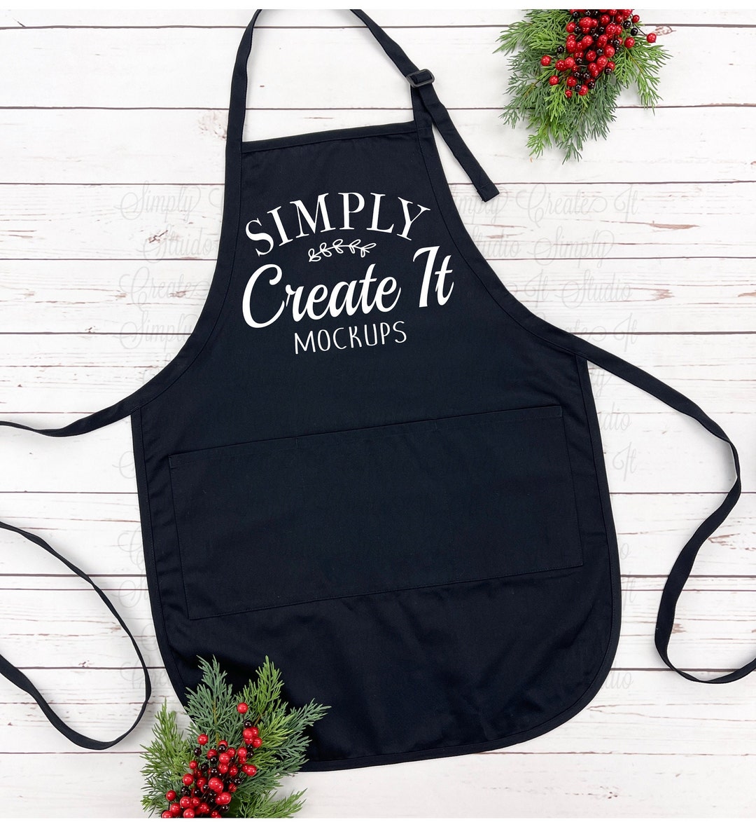 Black Apron Mockup Port Authority® Black Apron Mockup Port - Etsy