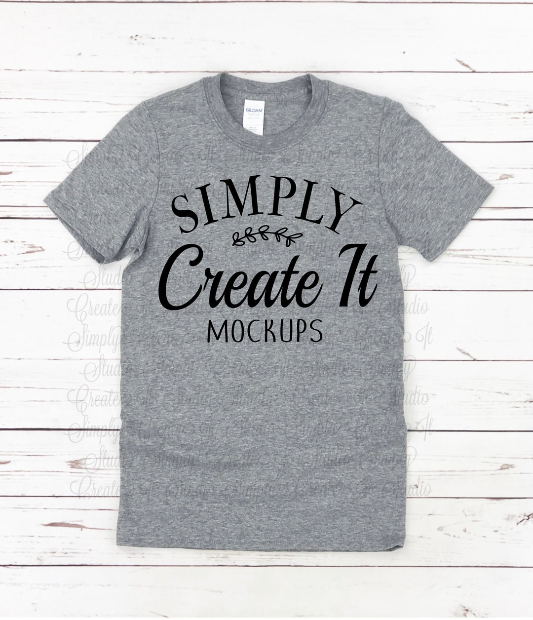 Gildan 64000 Graphite Heather, Gildan Mockup, Gildan 64000, Graphite ...