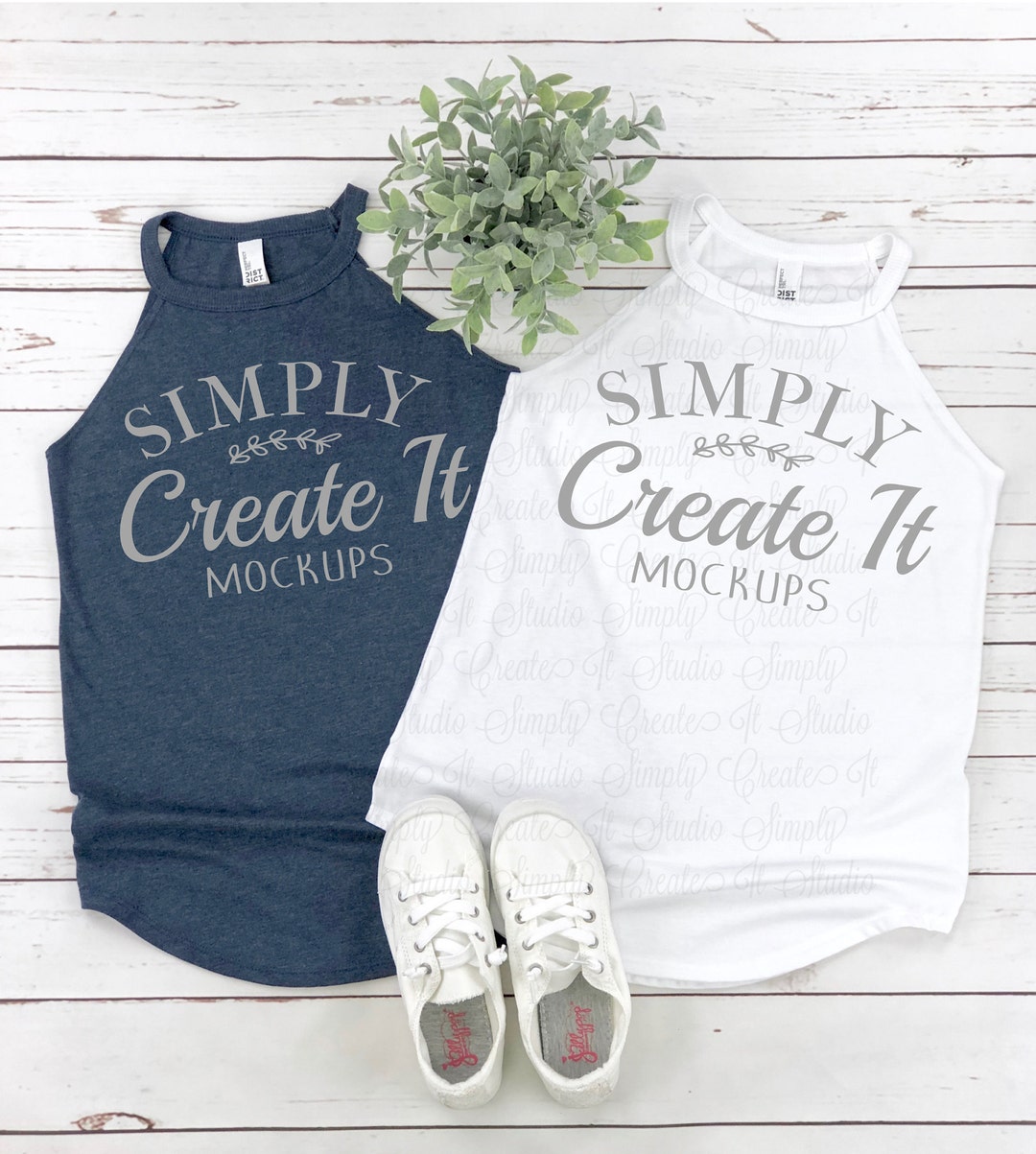 District Rocker Tank, DT137L Navy Frost, DT137L White, Rocker Tank ...