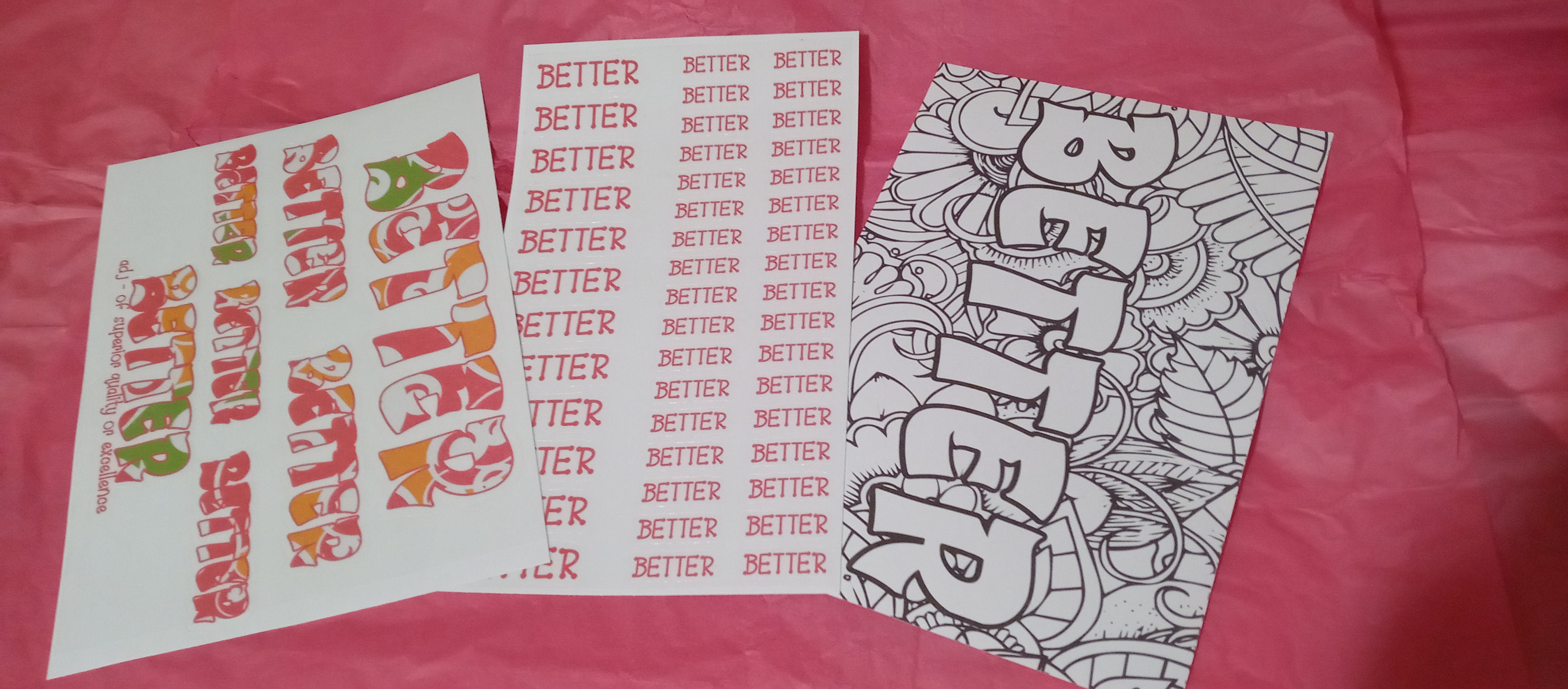 Custom Word Stickers - Etsy