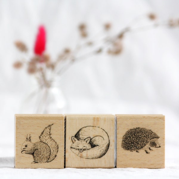 Fox Stamp - Etsy