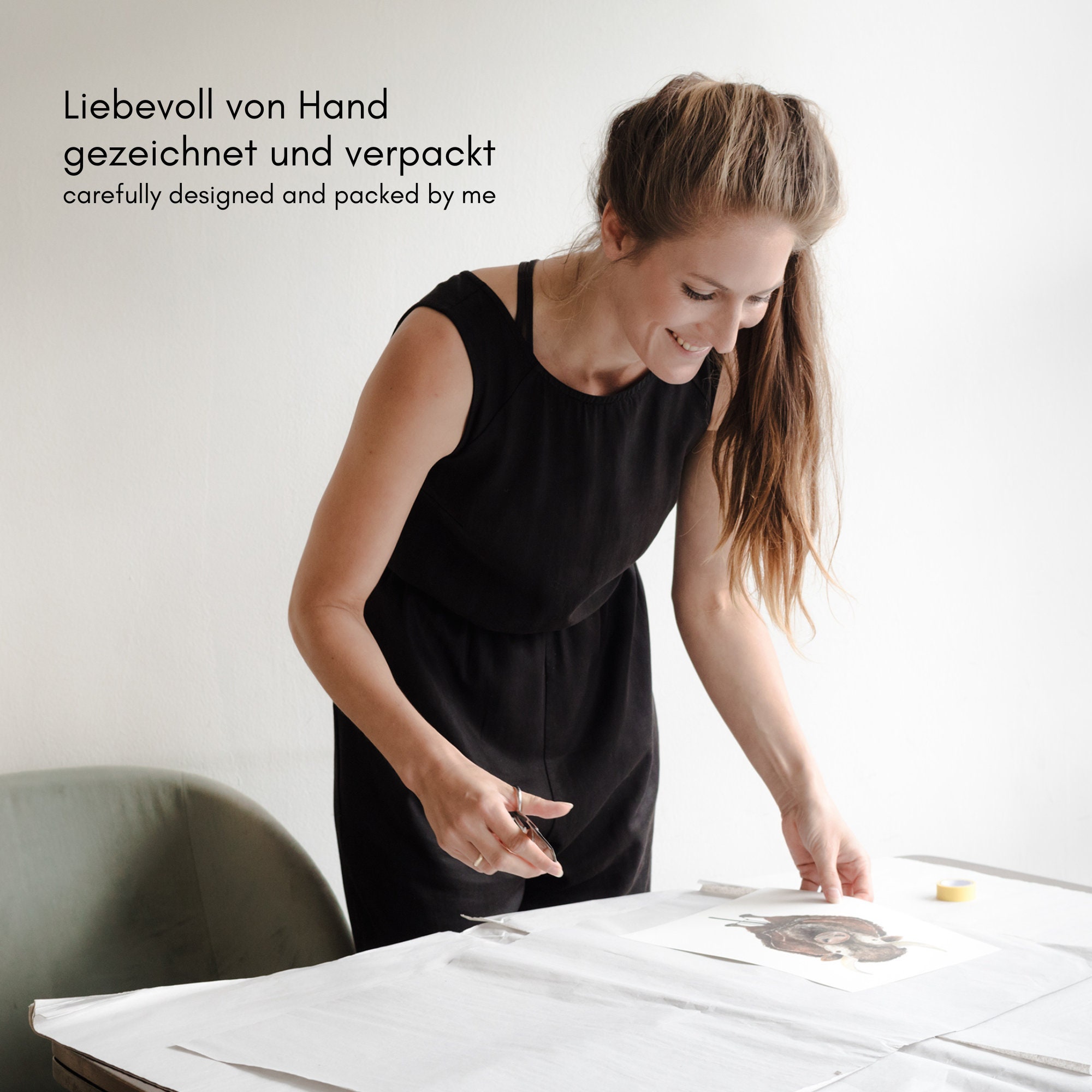 Otter on Scooter Poster, Animal Watercolor Art Print, Children's Room ...