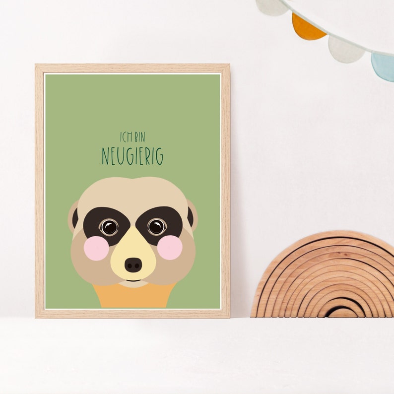 Affirmation Poster, Jungle Nursery Decor, Giraffe Art, Print, Cheetah ...