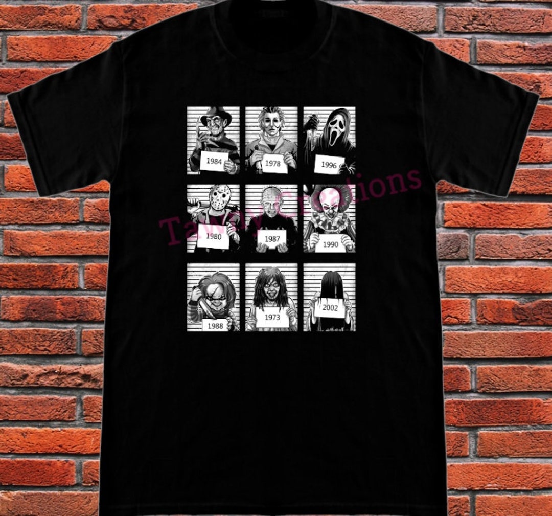 Horror Line up Inspired T-shirt - Etsy