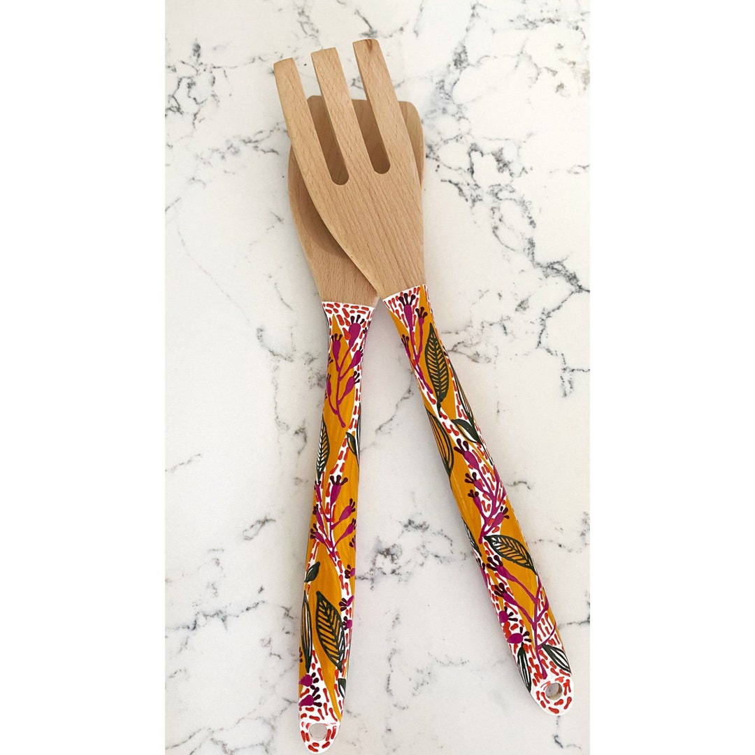 Salad Server, Salad Spoon Set, Serving Spoons, Wooden Spoons, Spoon ...