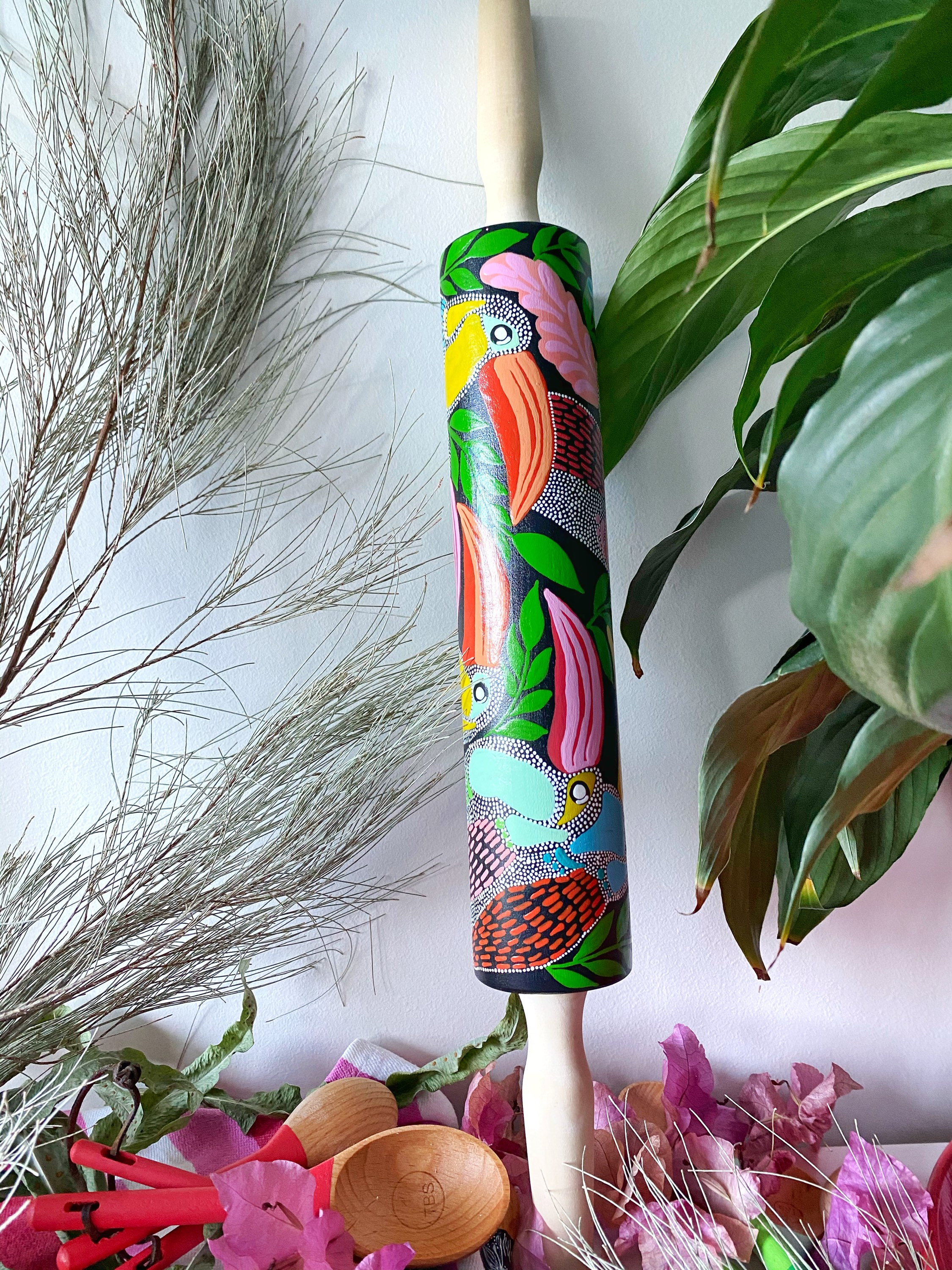 Bright Bills rolling pin wooden rolling pin rolling pin | Etsy