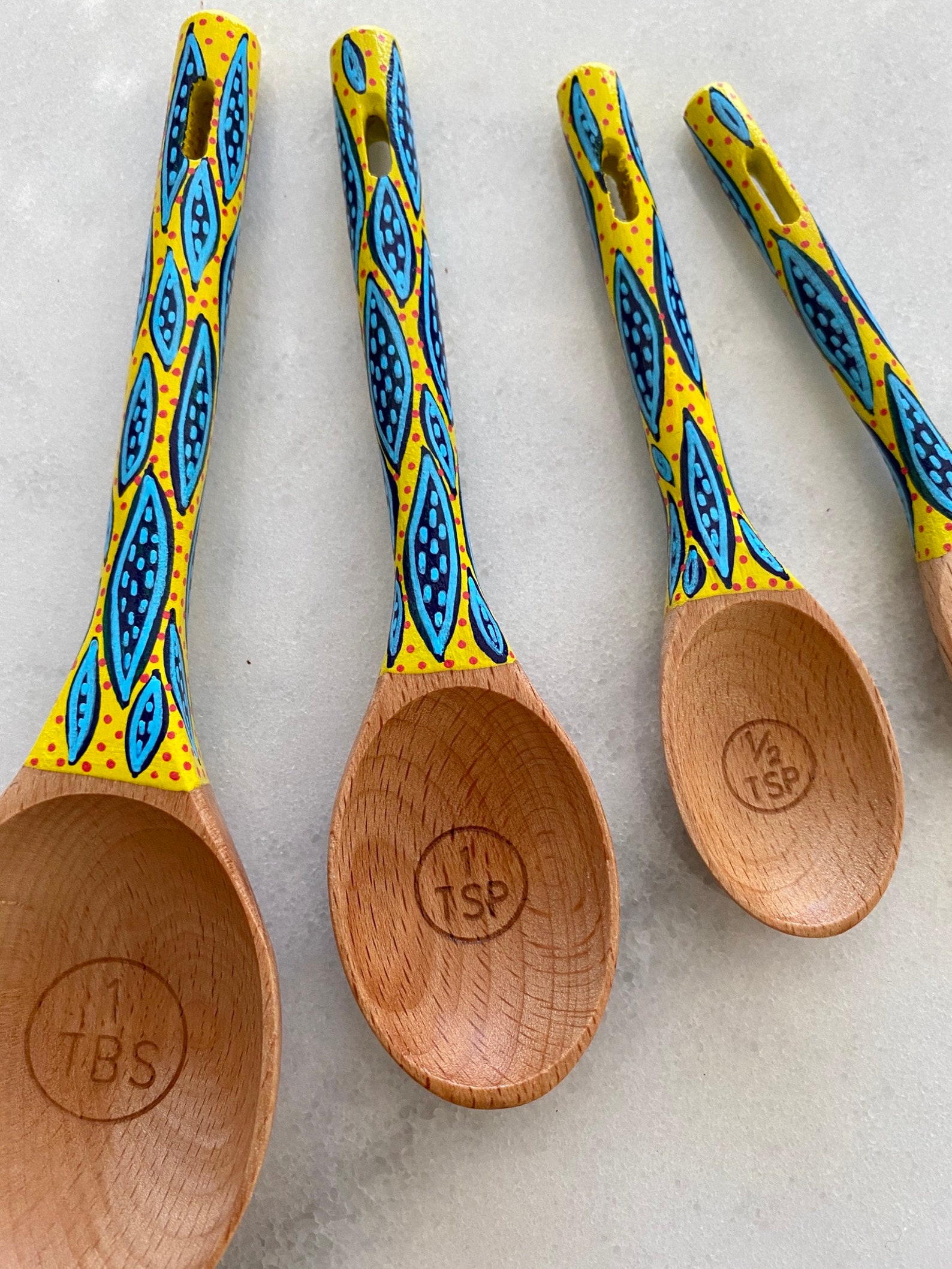 Summer baking spoon measuring spoons baking lover cake | Etsy