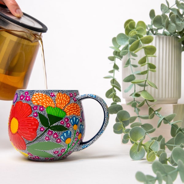 Hand Painted Mug - Etsy