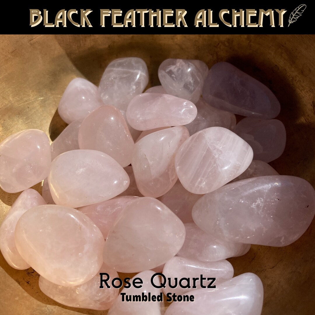 Rose Quartz Tumbled Stone Happiness Calm Stress Love Heart Chakra - Etsy