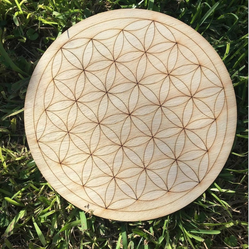 Flower of Life Crystal Grid - Etsy