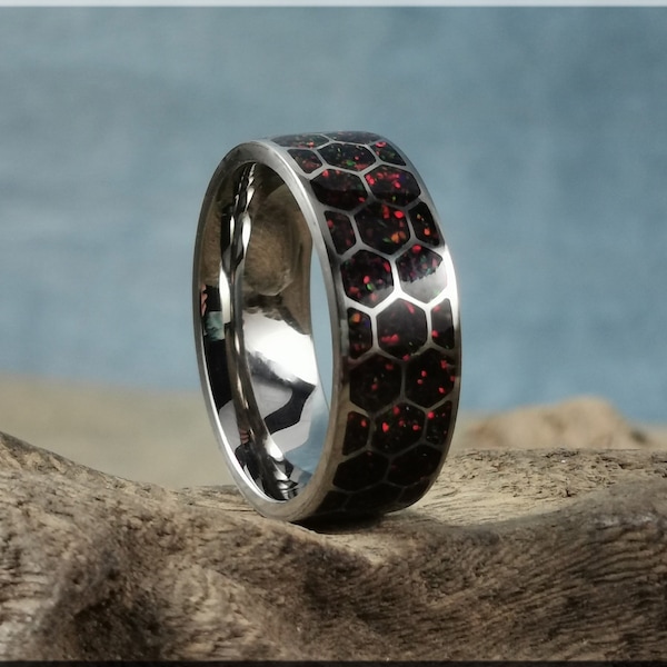 Honeycomb Engagement Ring - Etsy