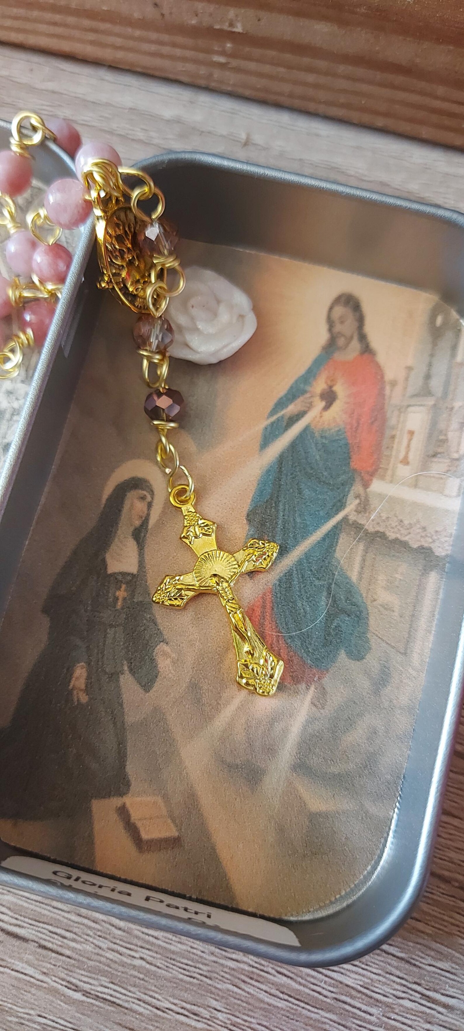 Pocket Altar in Metal Box – Travel Oratory, Unique Mini Shrine ...