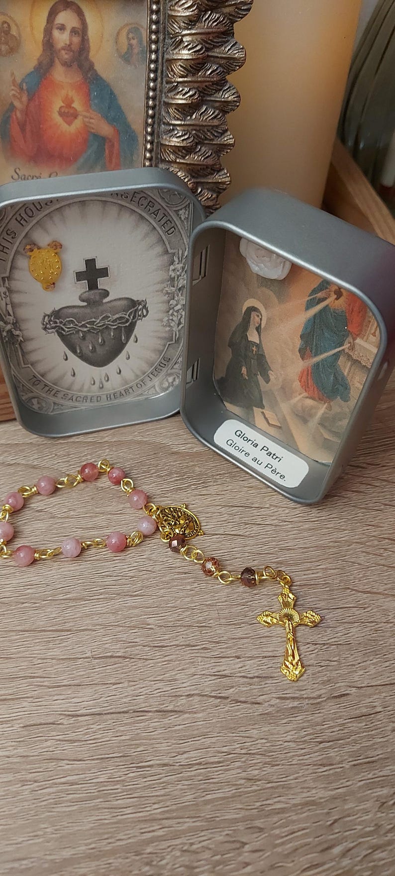 Pocket Altar in Metal Box – Travel Oratory, Unique Mini Shrine ...