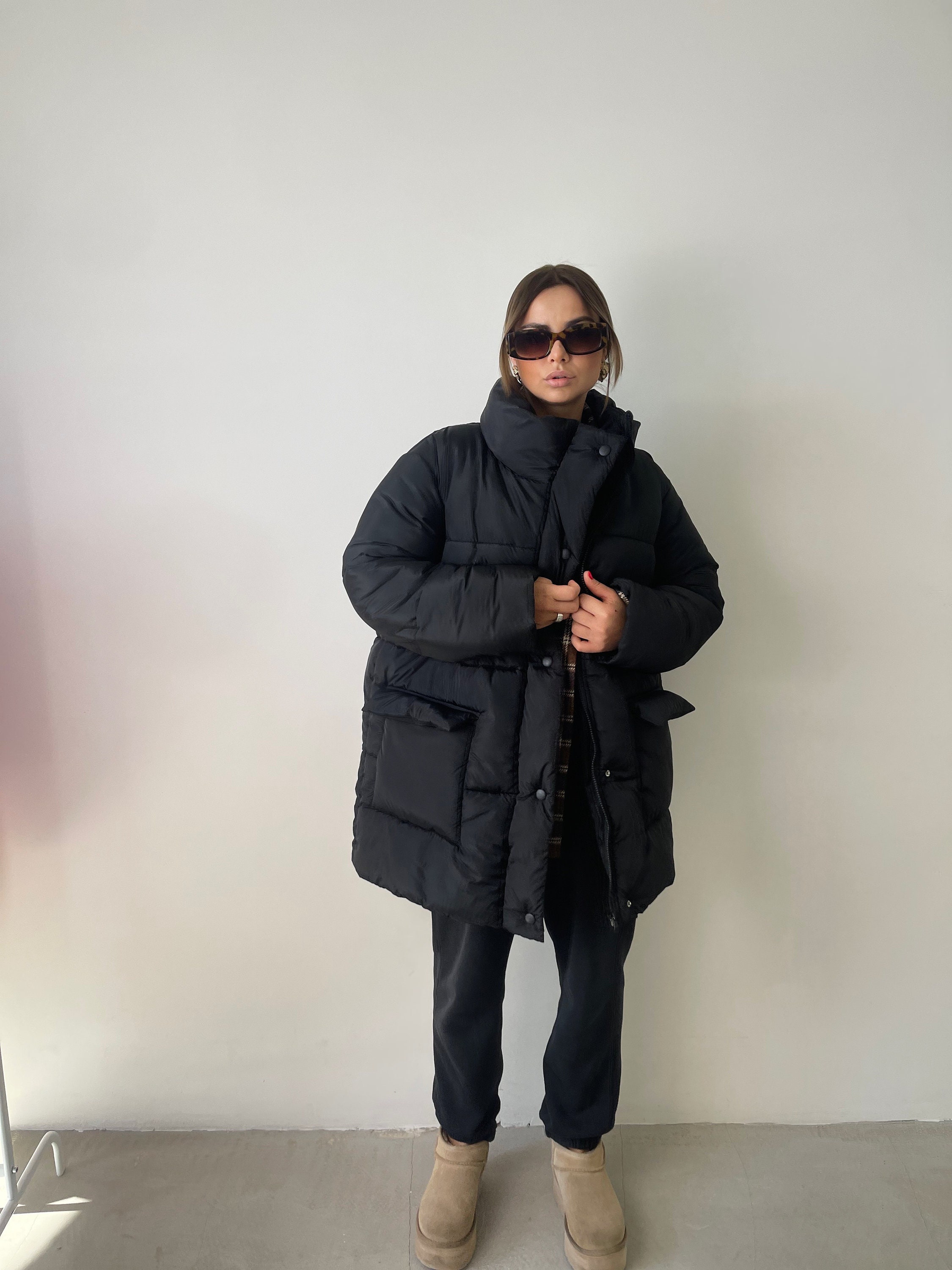 Oversized Puffer Jacket Oversize Parka Thick Puffa Down Coat Jacket ...