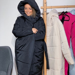 Oversized Puffer Jacket Oversize Parka Thick Puffa Down Coat Jacket ...