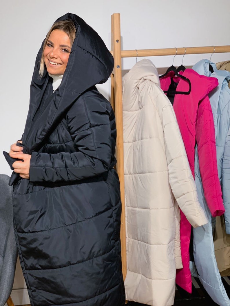 Oversized Puffer Jacket Oversize Parka Thick Puffa Down Coat Jacket ...