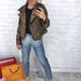 Leopard Print Short Jacket for Women Biker Jacket for Women Motorcycle ...