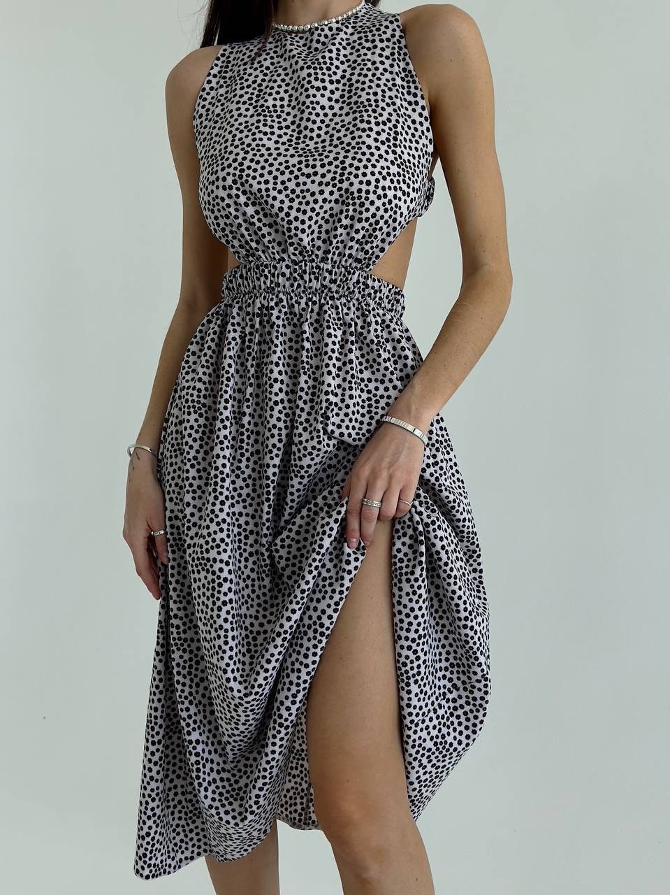Floral Print Open Back Sundress, Cross Straps - Etsy