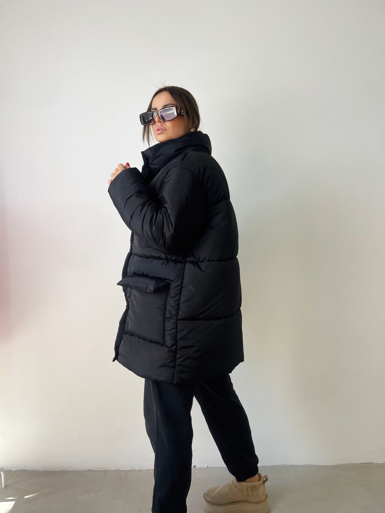 Oversized Puffer Jacket Oversize Parka Thick Puffa Down Coat Jacket ...