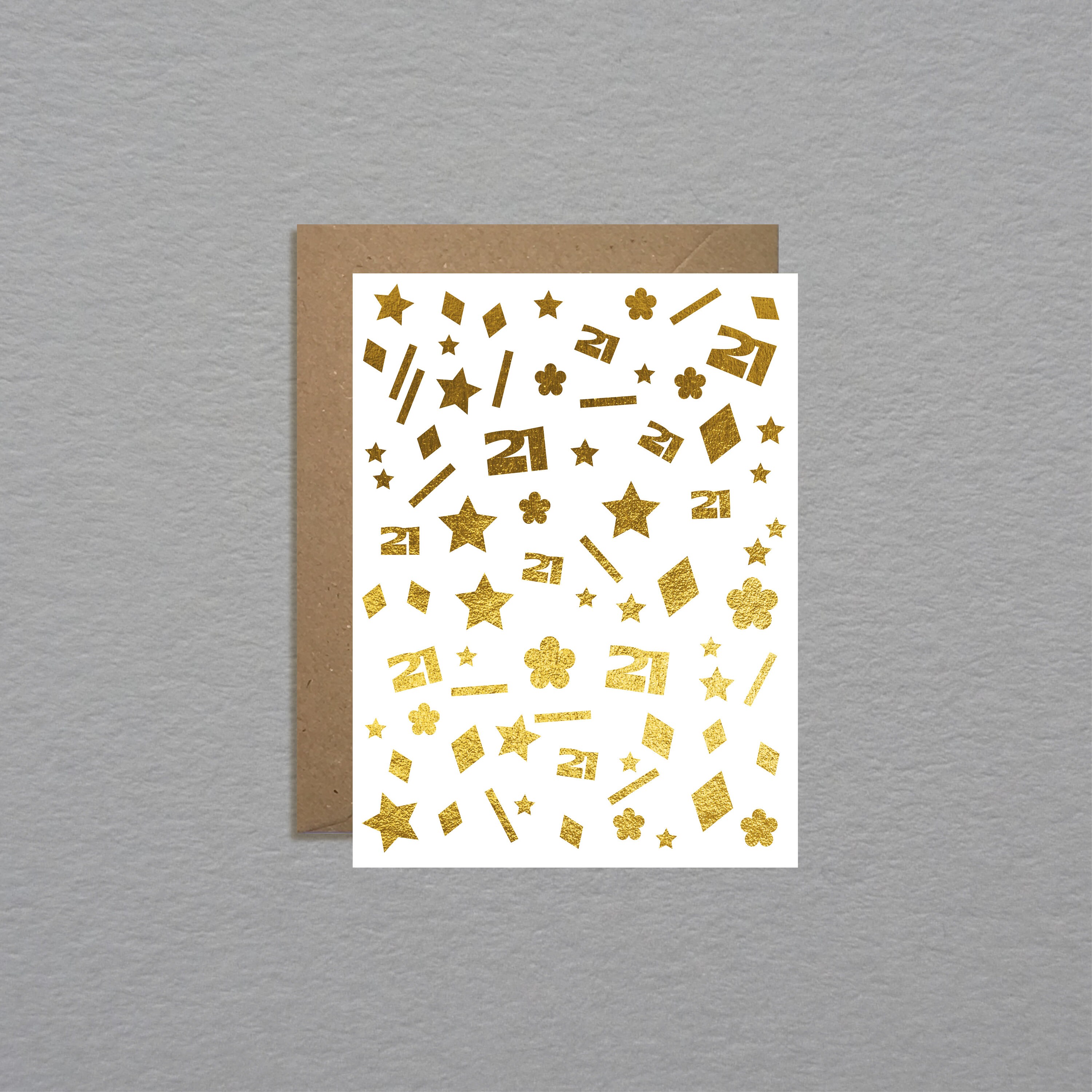 21st Birthday Card 21 Years Birthday Card Retro Confetti - Etsy