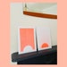 Sunset Riso Print - Sunburst Riso Print - Neon Orange Riso Print - A3 ...