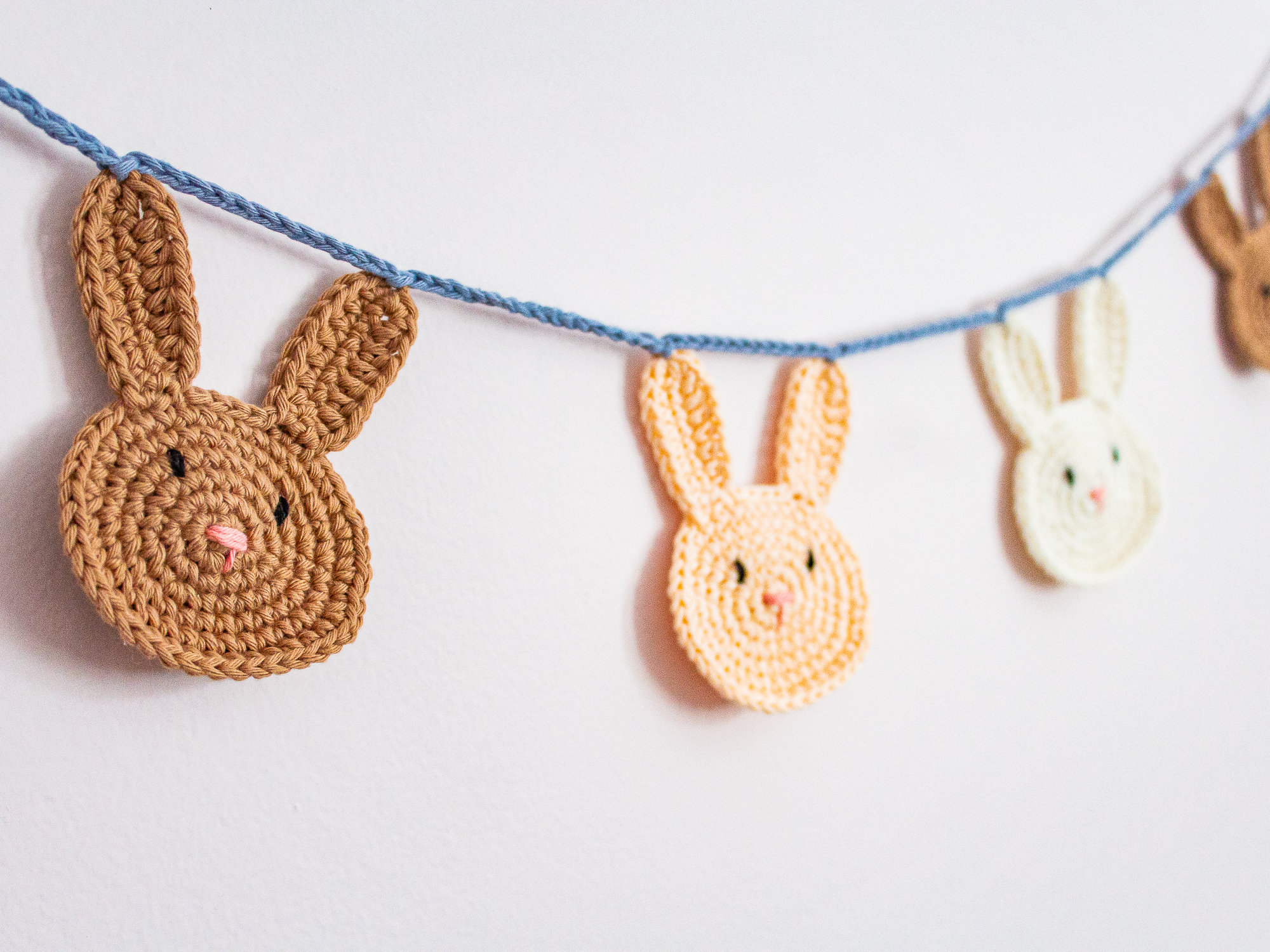 Easter Bunny Garland / Easter Crochet / Easter Bunny PDF - Etsy