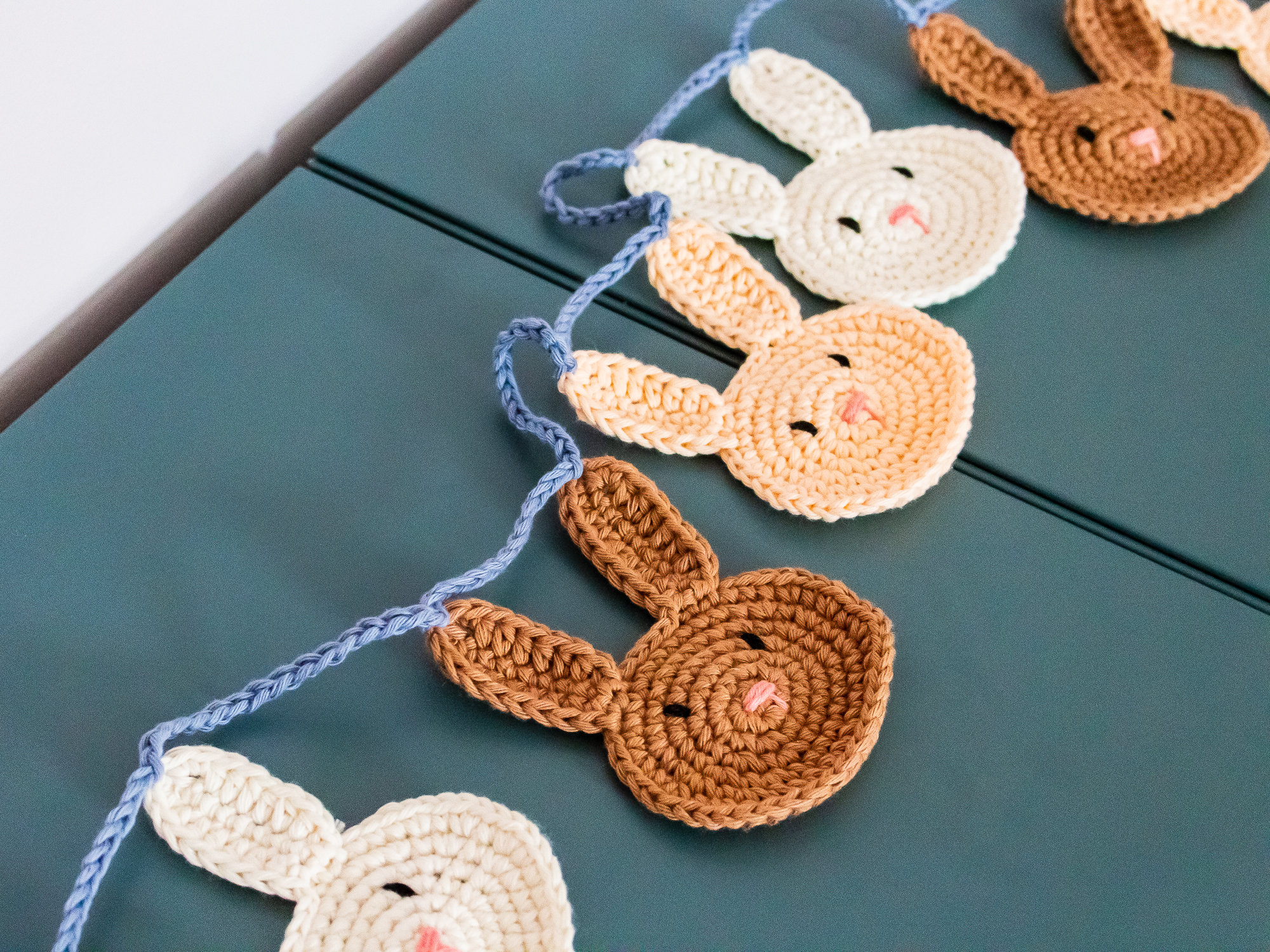 Easter Bunny Garland / Easter Crochet / Easter Bunny PDF - Etsy