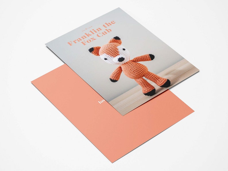 Franklin the Fox Crochet Pattern / Pink Fox Crochet / Crocheted Baby ...