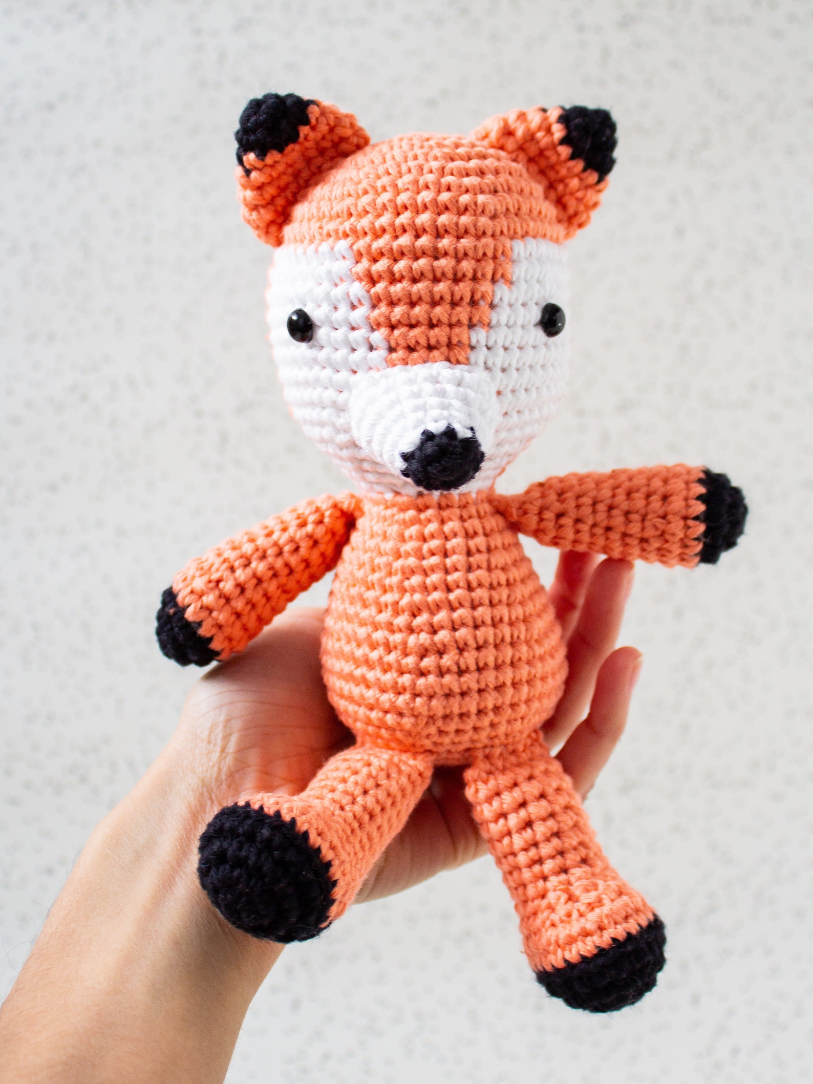 Franklin the Fox Crochet Pattern / Pink Fox Crochet / Crocheted Baby ...