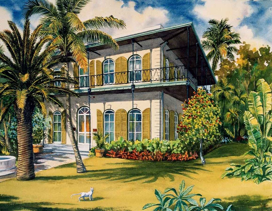 Hemingway's House Horizontal, Key West - Etsy