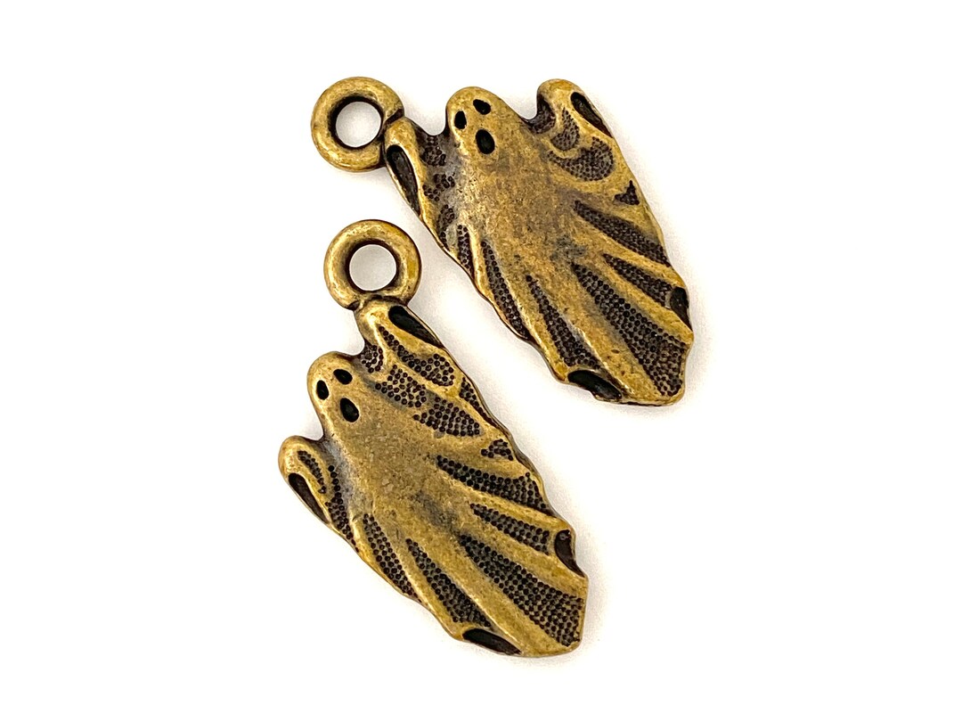 Tierracast® Ghost, 2 Pieces. Pewter With Oxidized Brass Plate. Lead ...