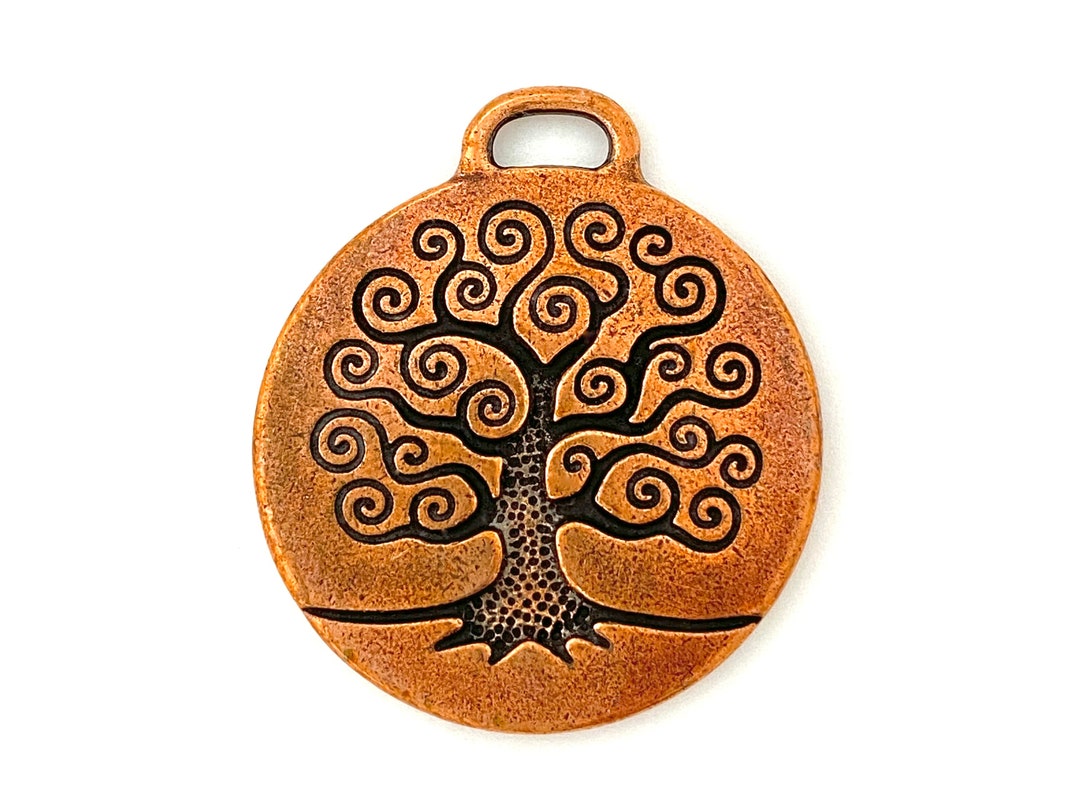Antiqued Copper Plated Tree of Life Pendant. (1 Piece) Tierracast ...