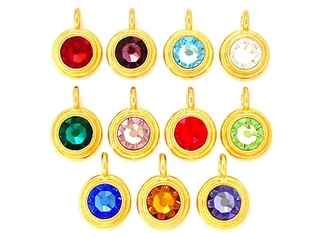 22kt Gold Plated Bezel, SS34 Crystal. (1 Piece), Tierracast® Lead Free ...