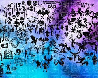 Dungeons and Dragons Svg | Etsy