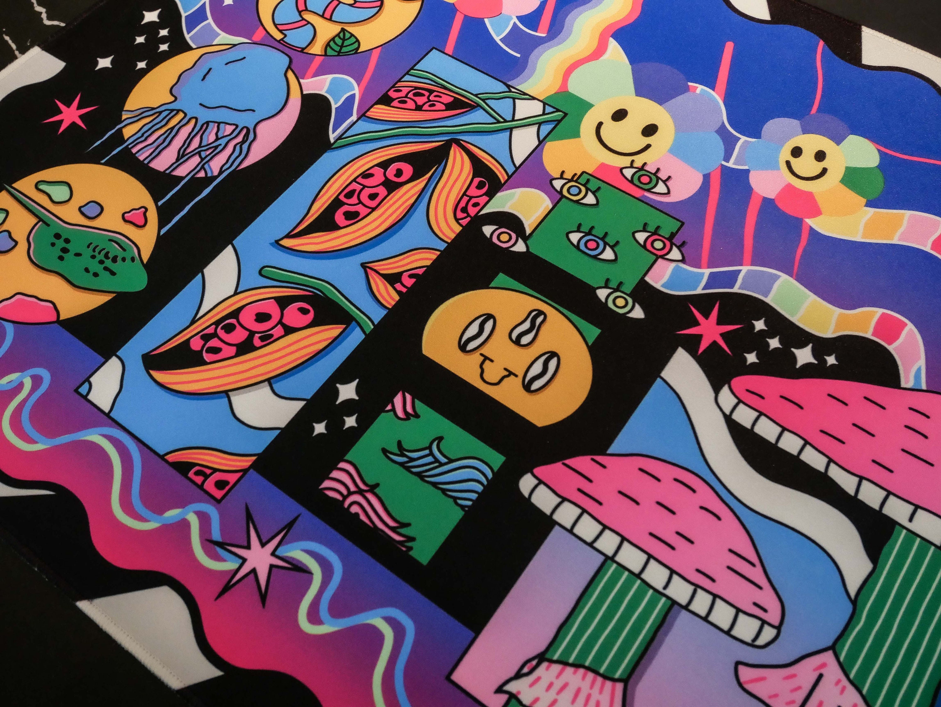 Poison Psychedelic Gaming Desk Mat - Etsy