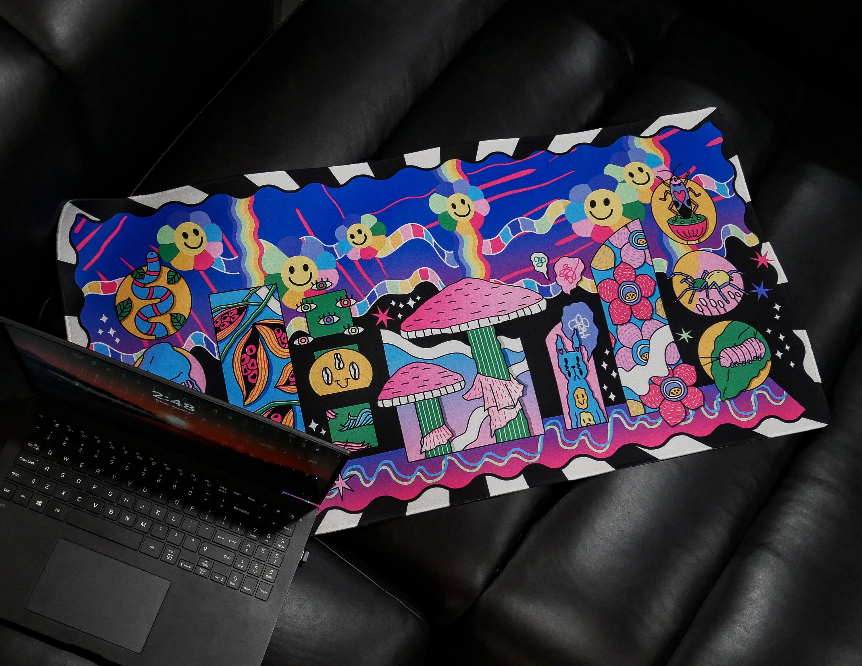 Poison Psychedelic Gaming Desk Mat - Etsy