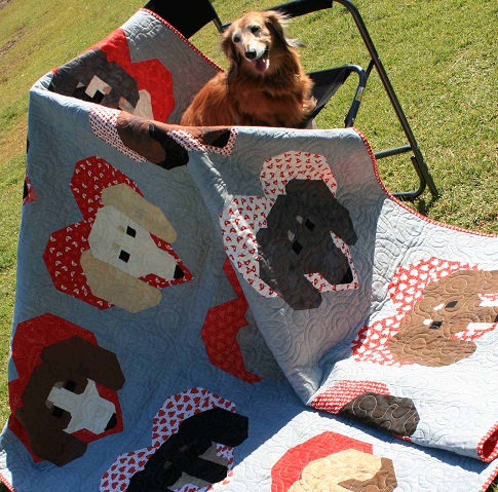 PDF - DOXIES LOVE! Quilt Pattern, Traditional Piecing, Modern Patchwork ...