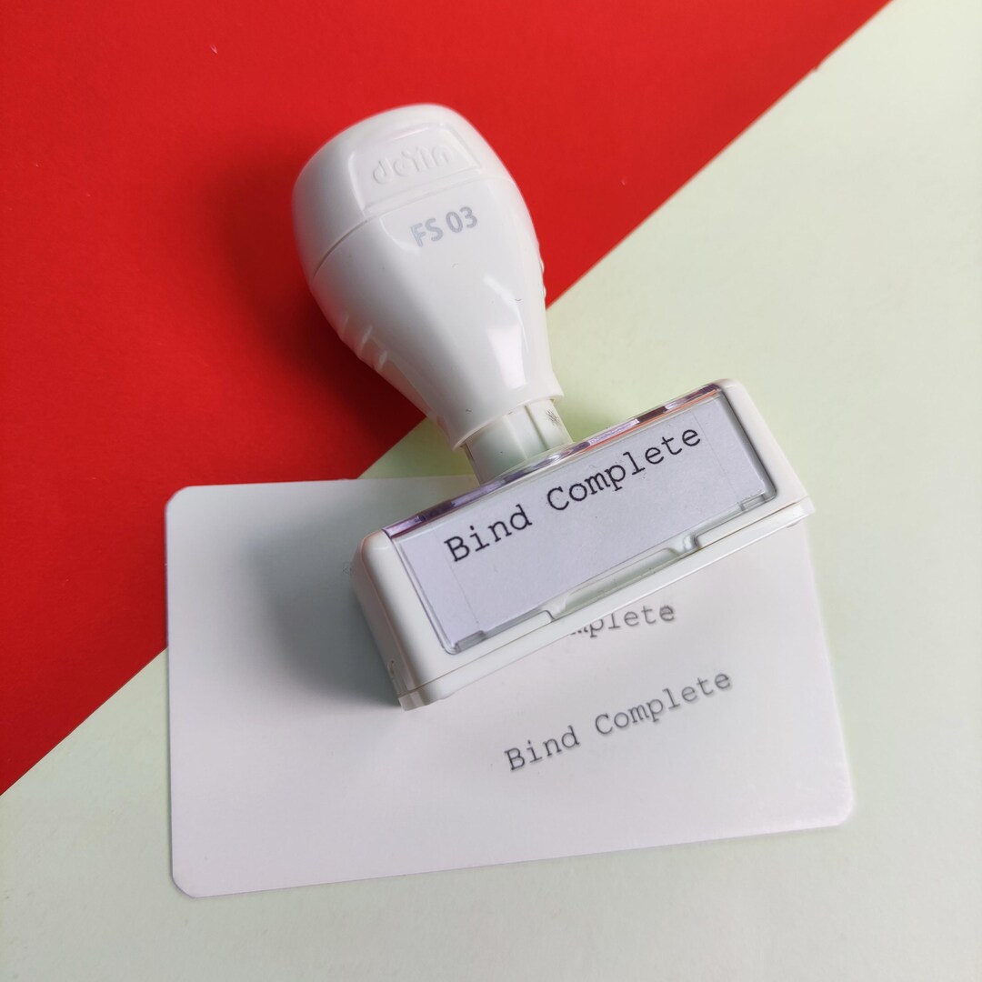 Build Your Own Pre-inked Stamp - Customizable 10x35mm Stamp Size, No ...