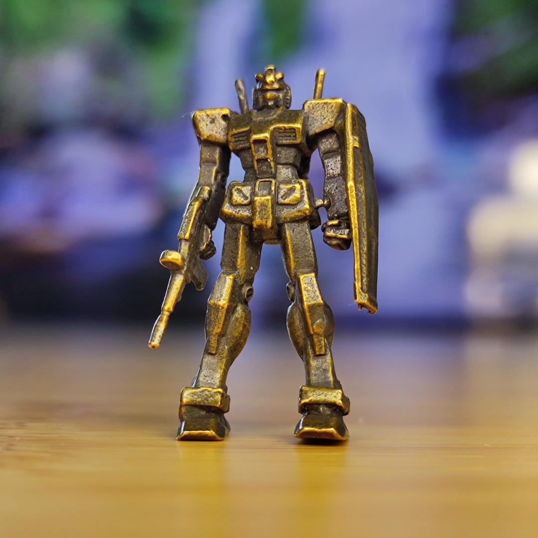 Brass Miniature Gundam Mobilesuite | Mini Robot Figure - Model ...
