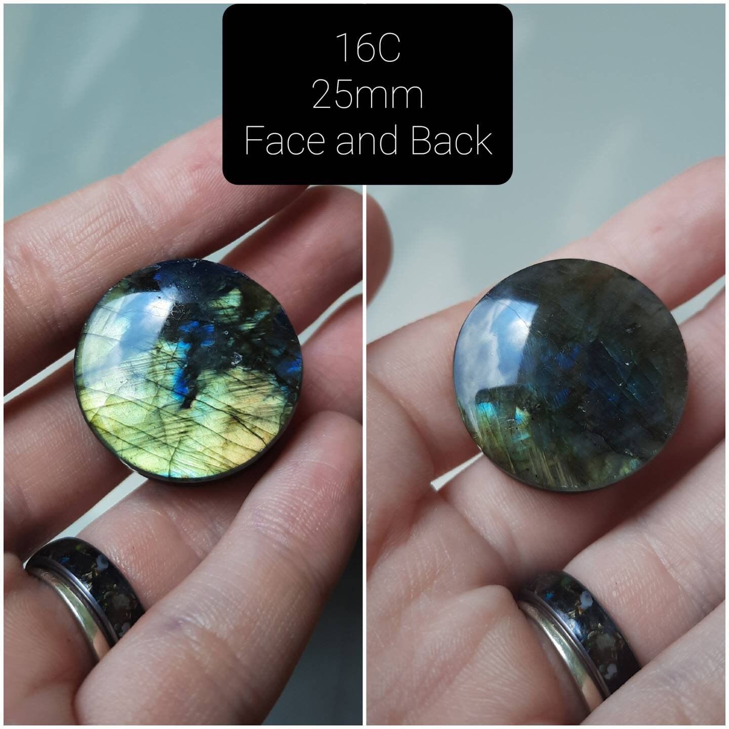 1 AAA Labradorite handmade stone plugs for ears. Little price | Etsy
