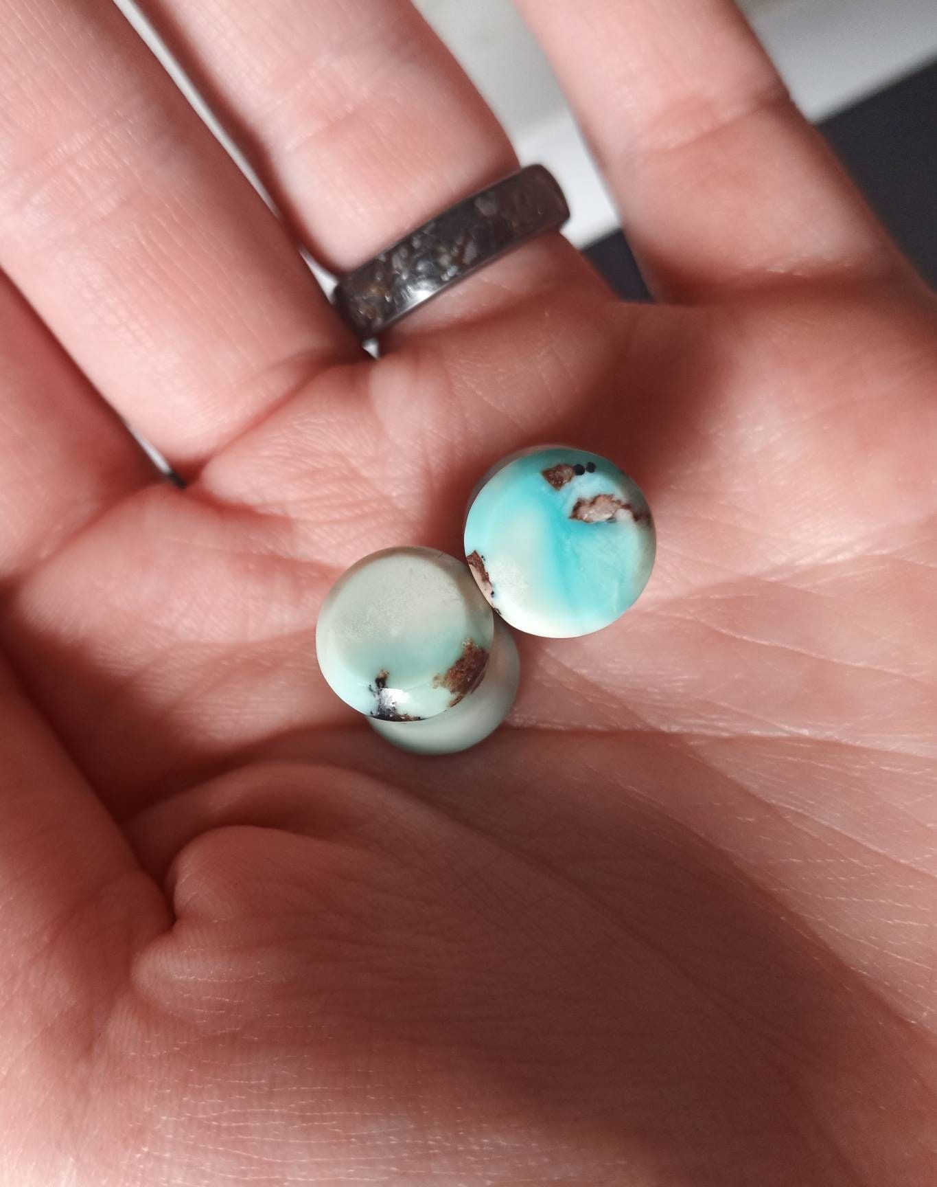 RARE Real Turquoise Double Flared Plug All Sizes Available - Etsy
