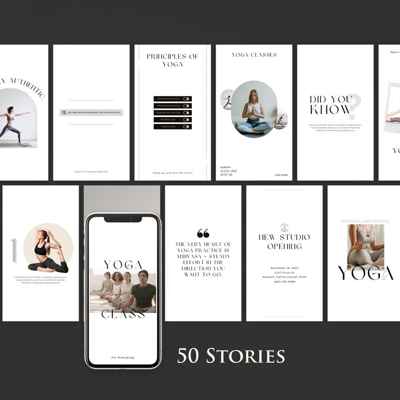 150 Yoga Canva Instagramtemplates Yogi Instagram Post Instagram Post ...