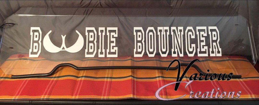 Boobie Bouncer/ Ball Bouncer Window Decal - Etsy