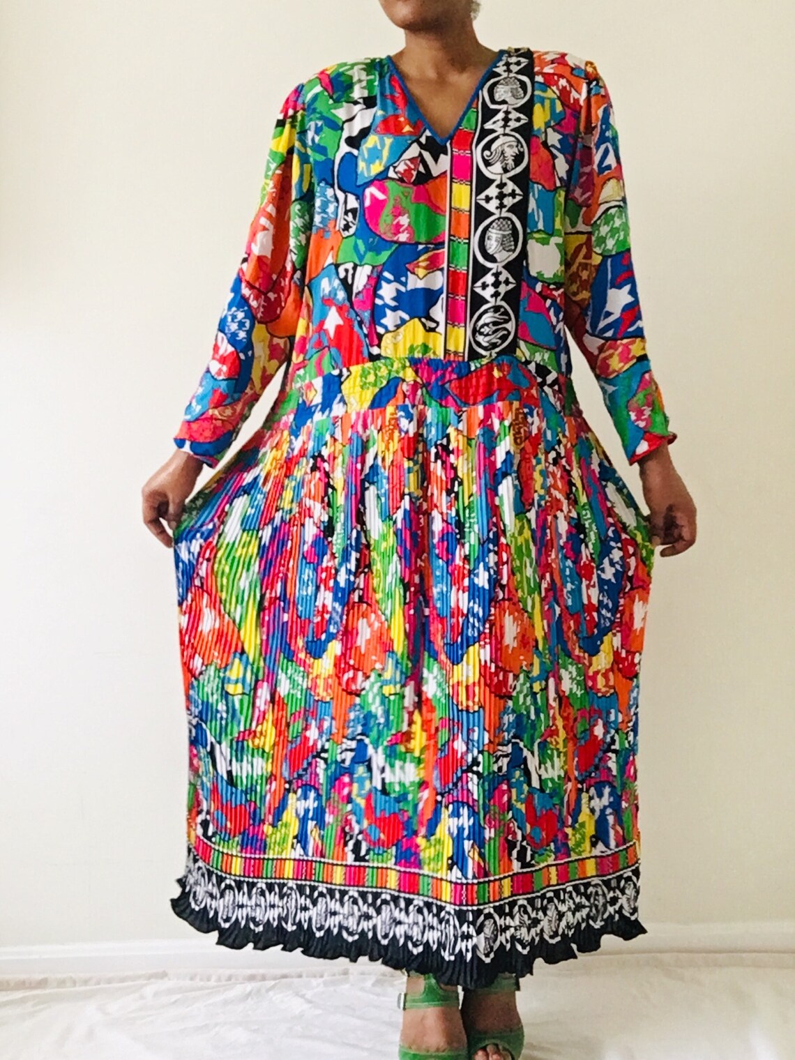 DIANE FREIS 1980s Designer the Georgette Bohemian - Etsy