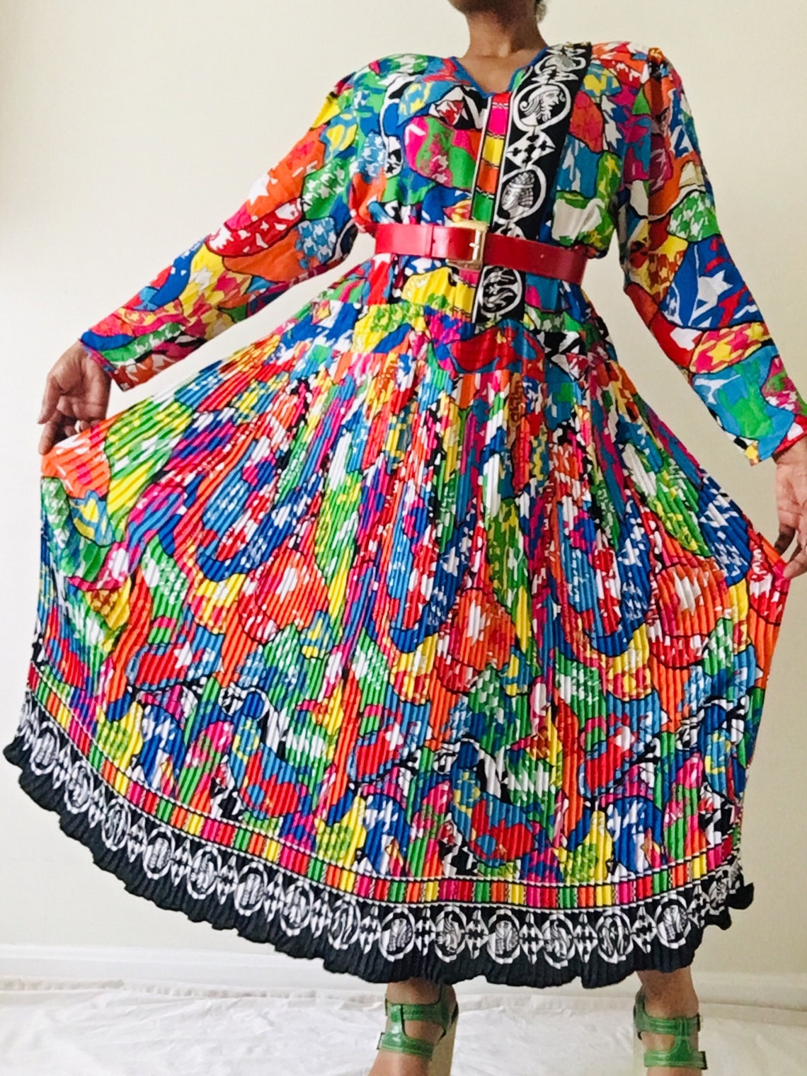DIANE FREIS 1980s Designer the Georgette Bohemian - Etsy